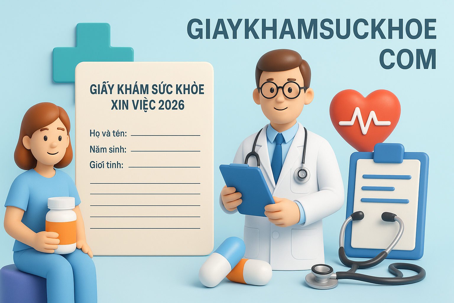 Giấy Khám Sức Khỏe Xin Việc 2026 - Thông Tin Mới Nhất - Dịch Vụ Làm ...